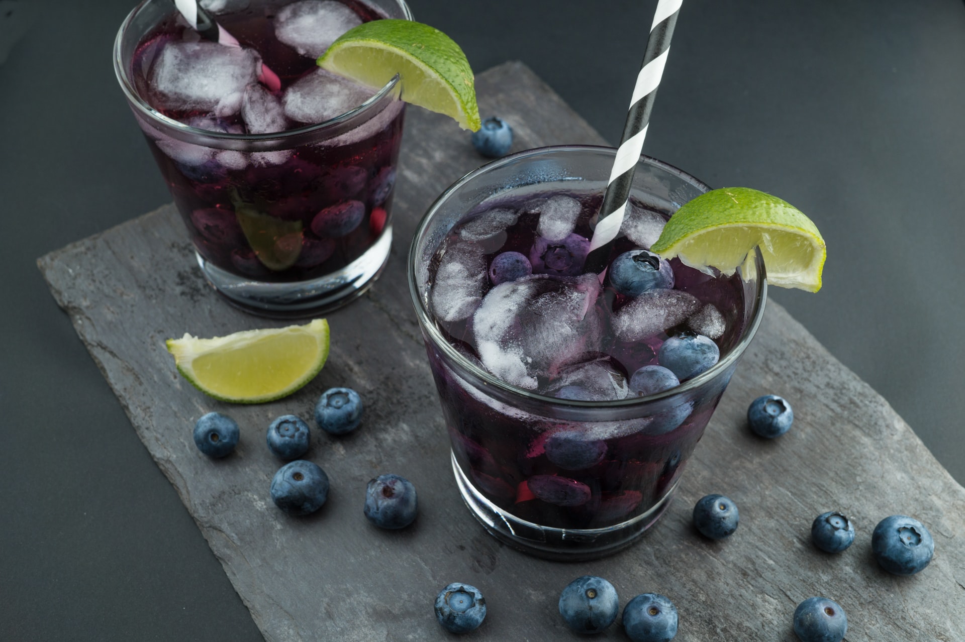 Blueberry Tequila Smash | Baked by Claire