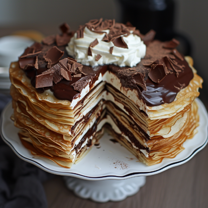 Crepe Cake for Fat Tuesday | Baked by Claire