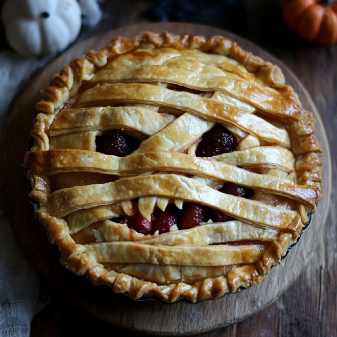 Haunted Halloween Pie Recipe | Baked by Claire