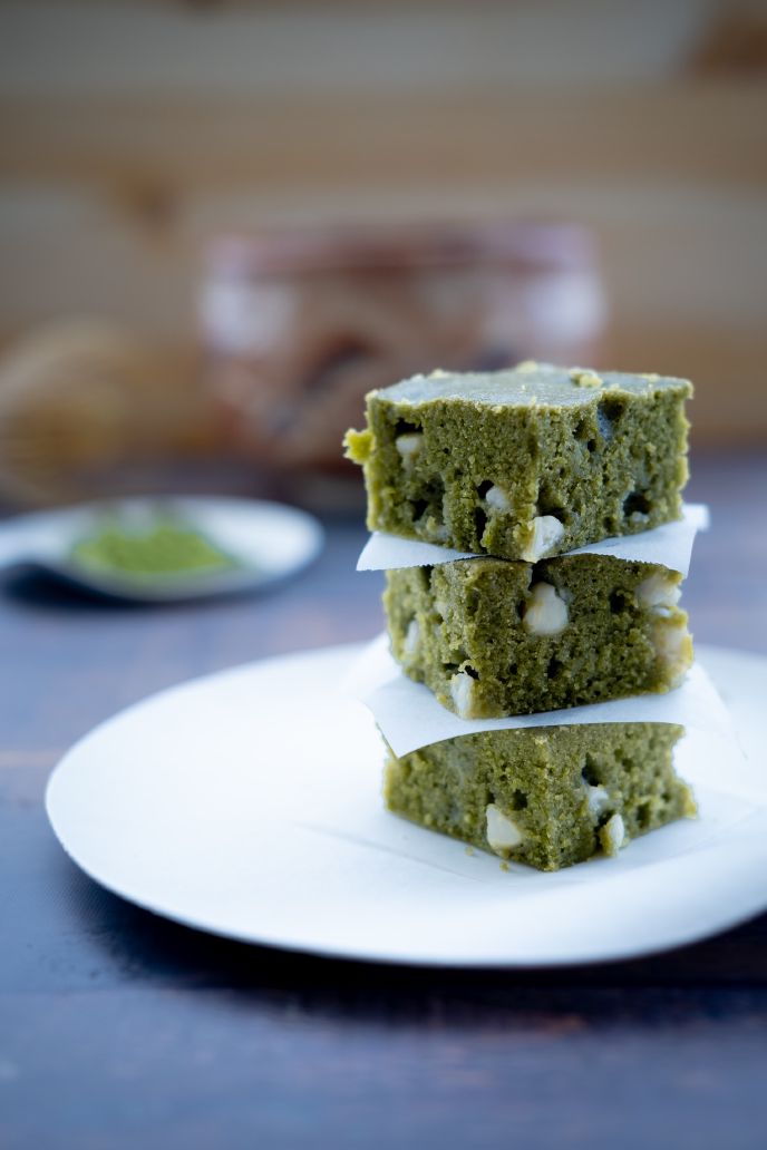 Matcha Brownies | Baked by Claire